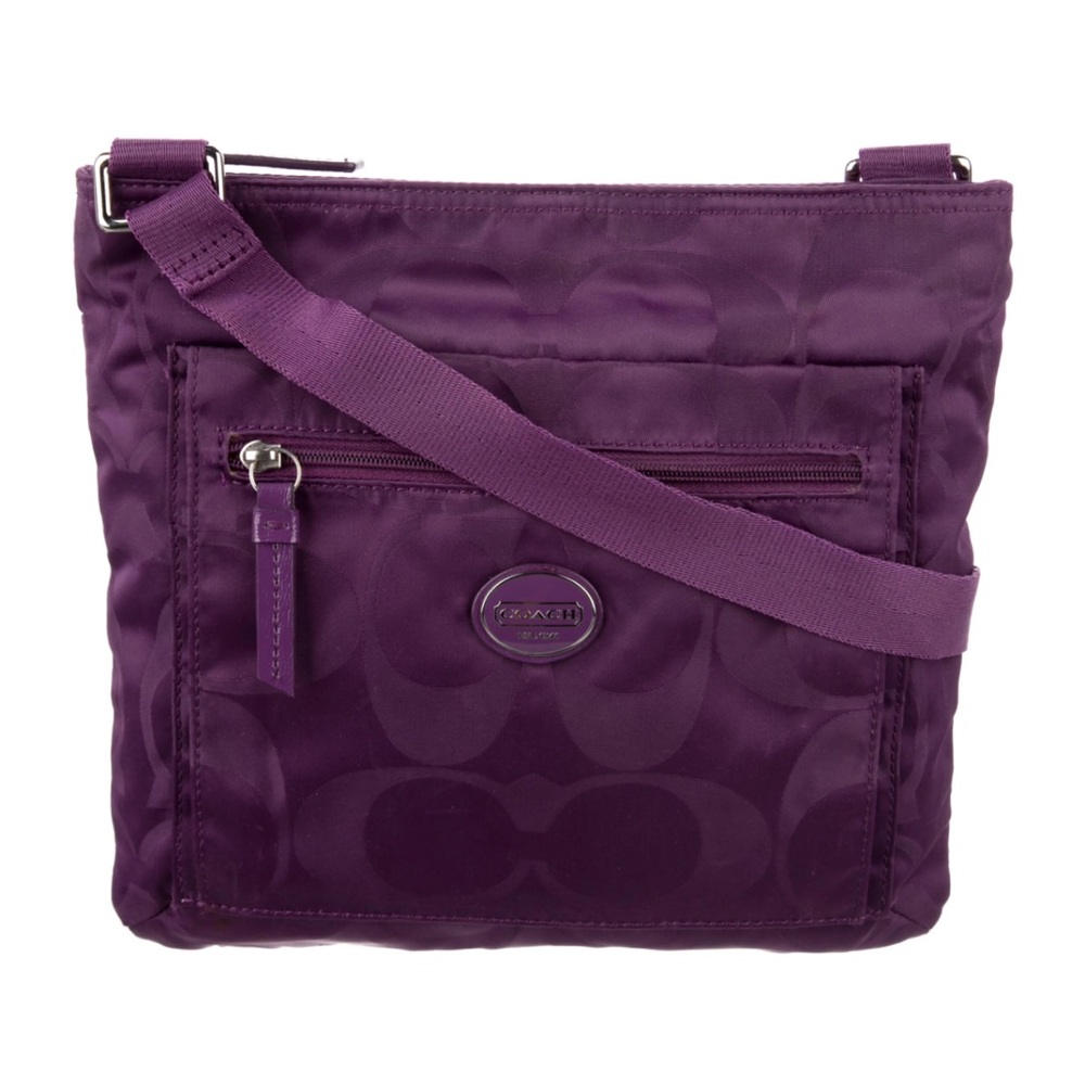 Coach 1941 Nylon Patent Leather Trimmed Crossbody Bag… - Gem